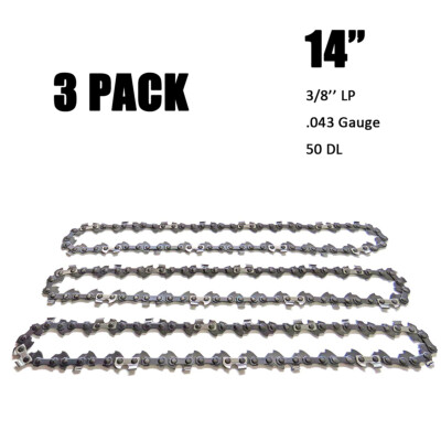 14'' Chainsaw Chain Blade 50DL 3/8 LP .043 for Stihl 3610 005 0050 ...