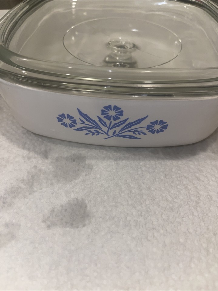 Very Rare Vintage Pyrex Corning Ware Blue Cornflower Use Set Of 5 | eBay