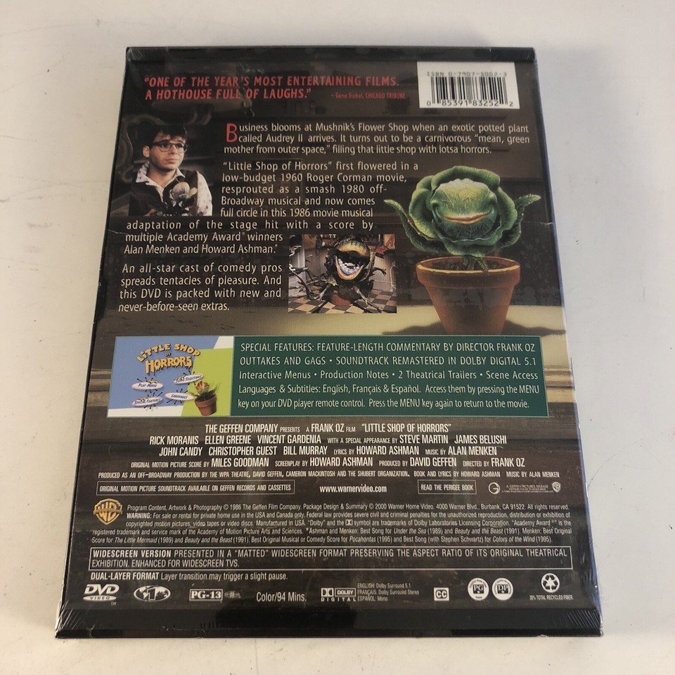 Little Shop of Horrors (DVD, 2000) Rick Moranis & Steve Martin - NEW ...