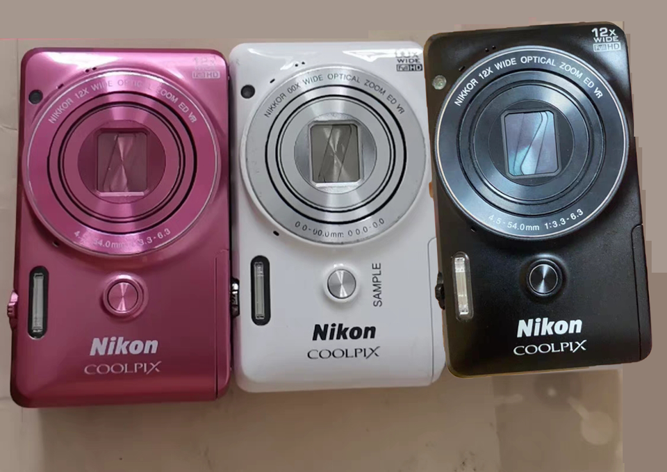 Nikon COOLPIX S6900 16.0MP 12x Optical Zoom Flip Long Screen Digital ...
