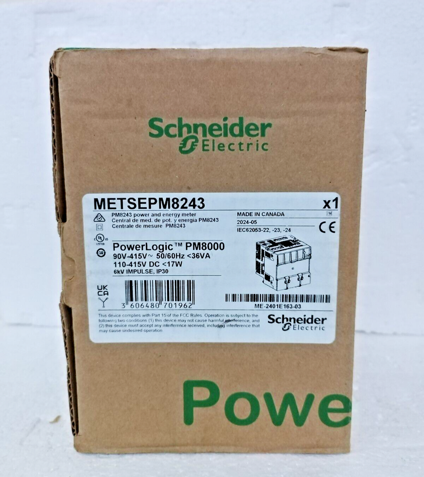 Schneider Electric METSEPM8243 PowerLogic PM8000, PM8243 Power and ...