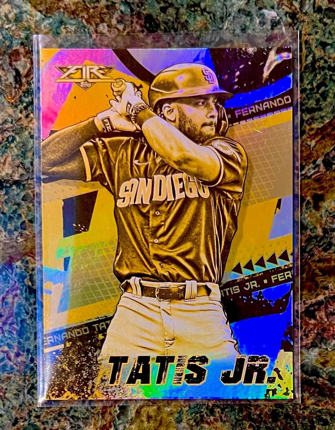 2022 Topps Fire FERNANDO TATIS JR. Gold Minted Prallel #102 San Diego ...