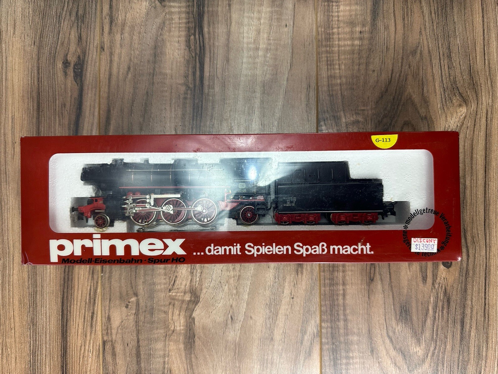 HO - Marklin / Primex 3191 Steam Engine 2-6-2 BR23 105 - New In Box