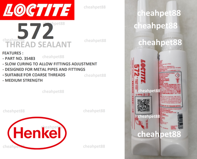 Loctite 572 Medium Strength Thread Sealant 50ml for sale online | eBay