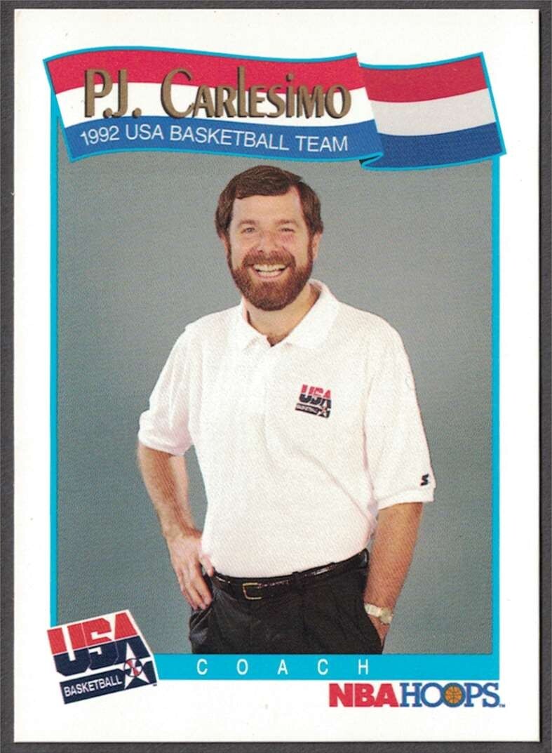 1991-92 NBA Hoops #587 P.J. Carlesimo USA Coach - ROOKIE RC | eBay