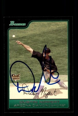 Signed Baseball Card Auto Dustin Nippert 2006 Bowman #BDP30 ...