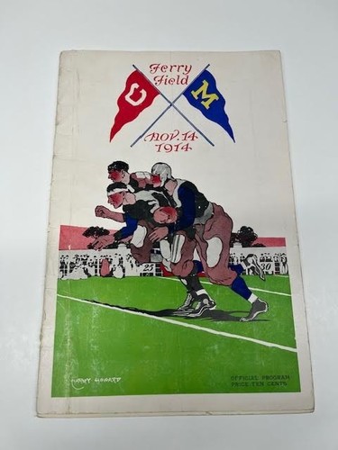 1914 Cornell at Michigan Wolverines Football Program Ferry Field | eBay