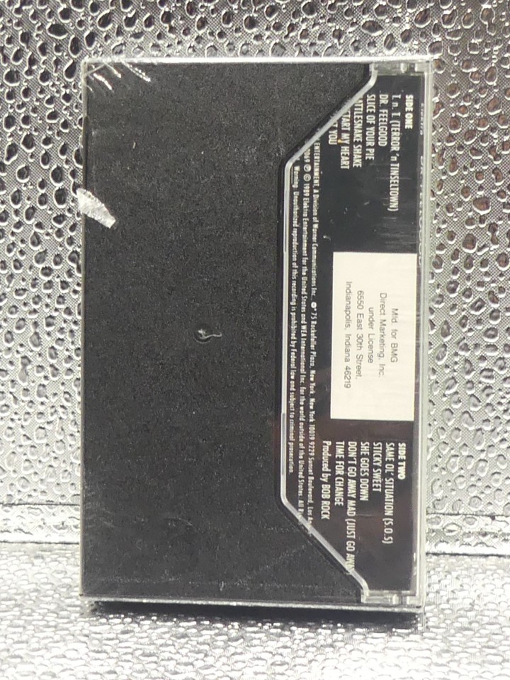 Motley Crue Dr. Feelgood 1989 Elektra Hair Band Cassette Tape New ...