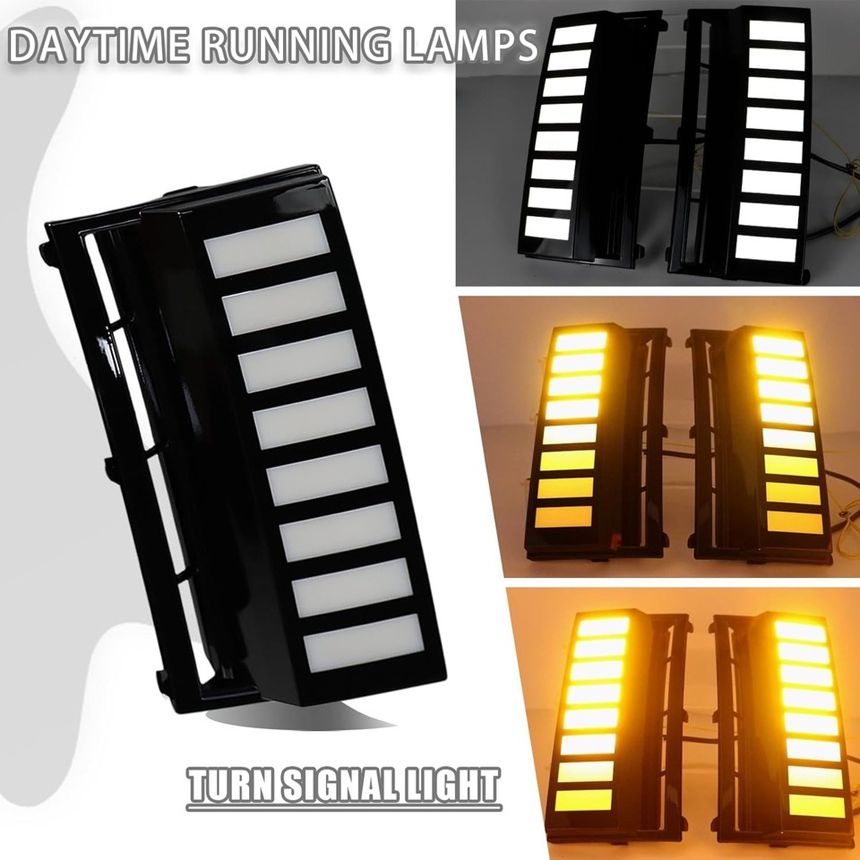 For Hyundai Santa Fe 2024 2025 LED Front Bumper Fog Light Sequential ...