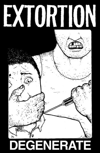 Extortion 'Degenerate' T shirt | eBay