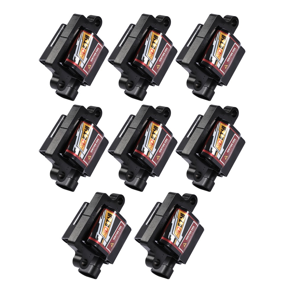 D581 High Performance Ignition Coil Pack Square For Chevy GMC 4.8/5.3L ...