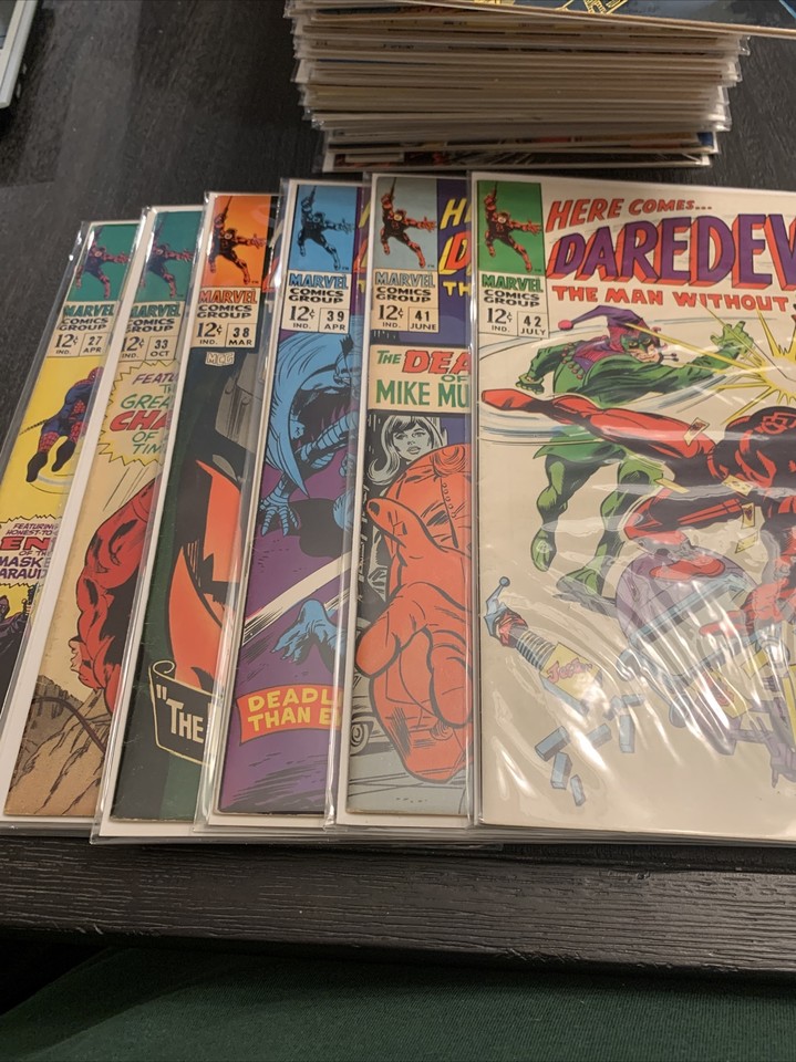 DAREDEVIL (Silver Age) Comic Lot of 45 (#4, 15, 20, 21, 23, 25 & More🔥🔥 ...