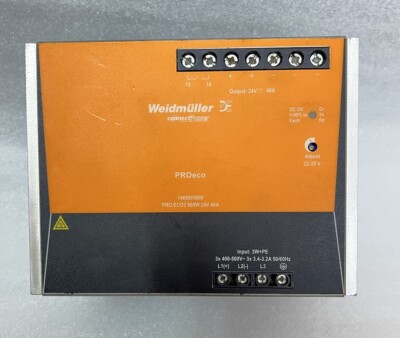 Weidmüller 1469560000 PRO ECO3 960W 24V 40A Power Supply | eBay