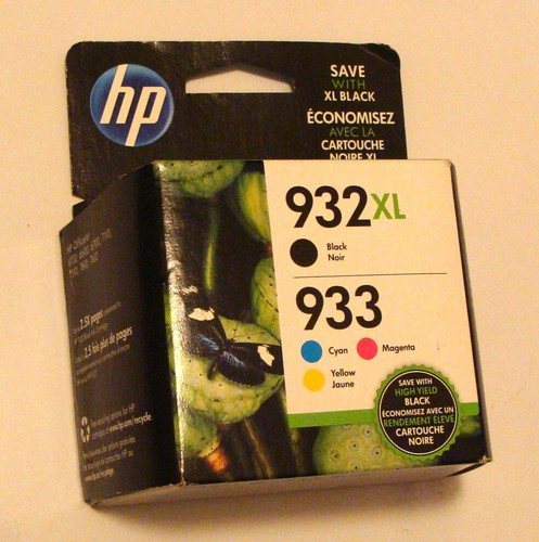 HP 932XL BLACK 933 COLOR INK COMBO PACK (Expired Dates) | eBay