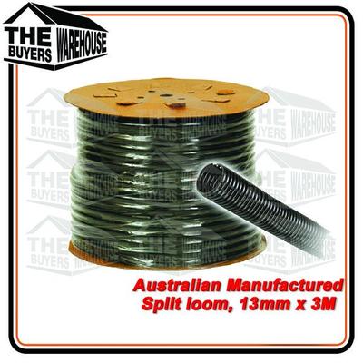 100% Premium Australian Made Split Loom Tubing Wire 13mm Conduit Cable ...