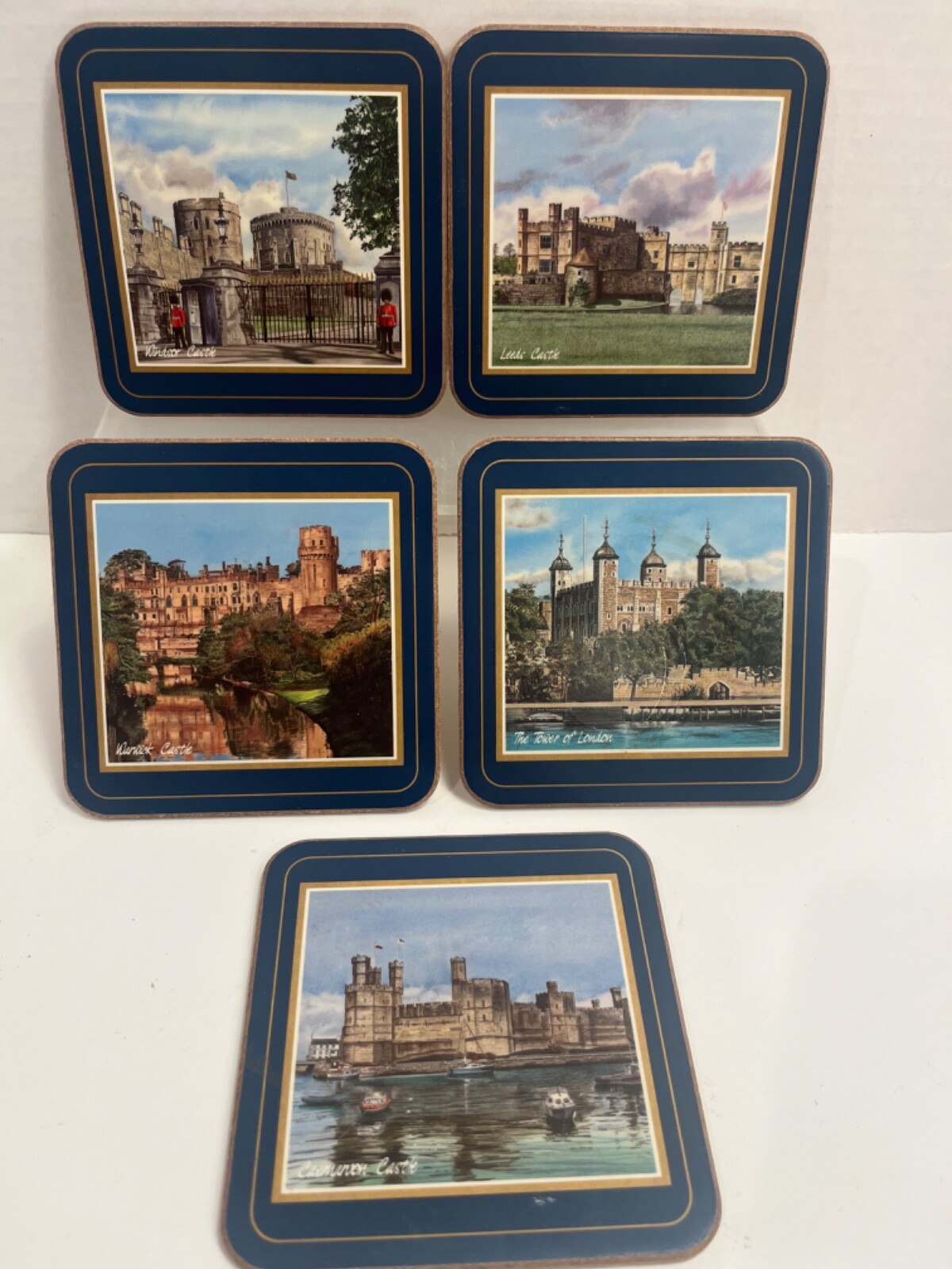 Coasters Scenes Of English Castles - Set of 5 | eBay