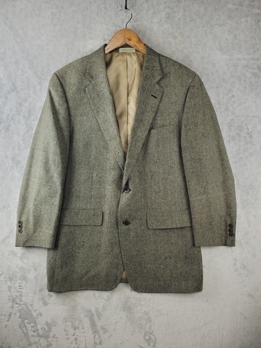 Orvis Sport Coat Size 42R Brown Tweed 2 Button Blazer Suit Jacket Silk ...