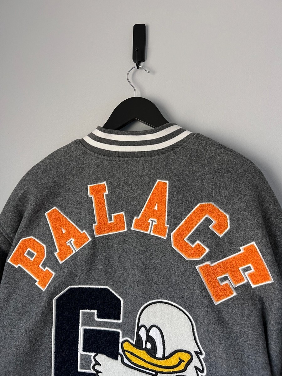 Gap x Palace Varsity Jacket - Size XL - Grey - NEW | eBay Gap x Palace Varsity Jacket - Size XL - Grey - NEW | eBay
