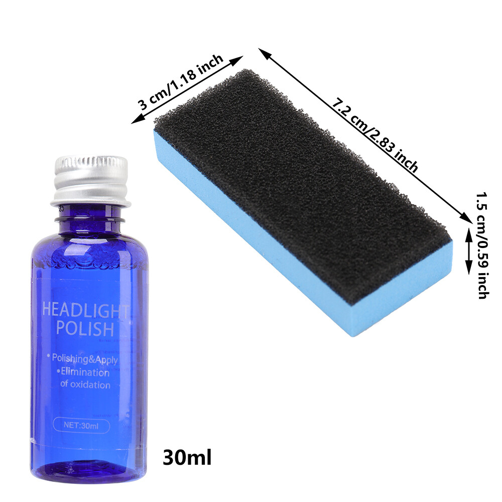 1 Bottle Car Headlight Lens Restoration Repair Kit Polish Cleaner ...