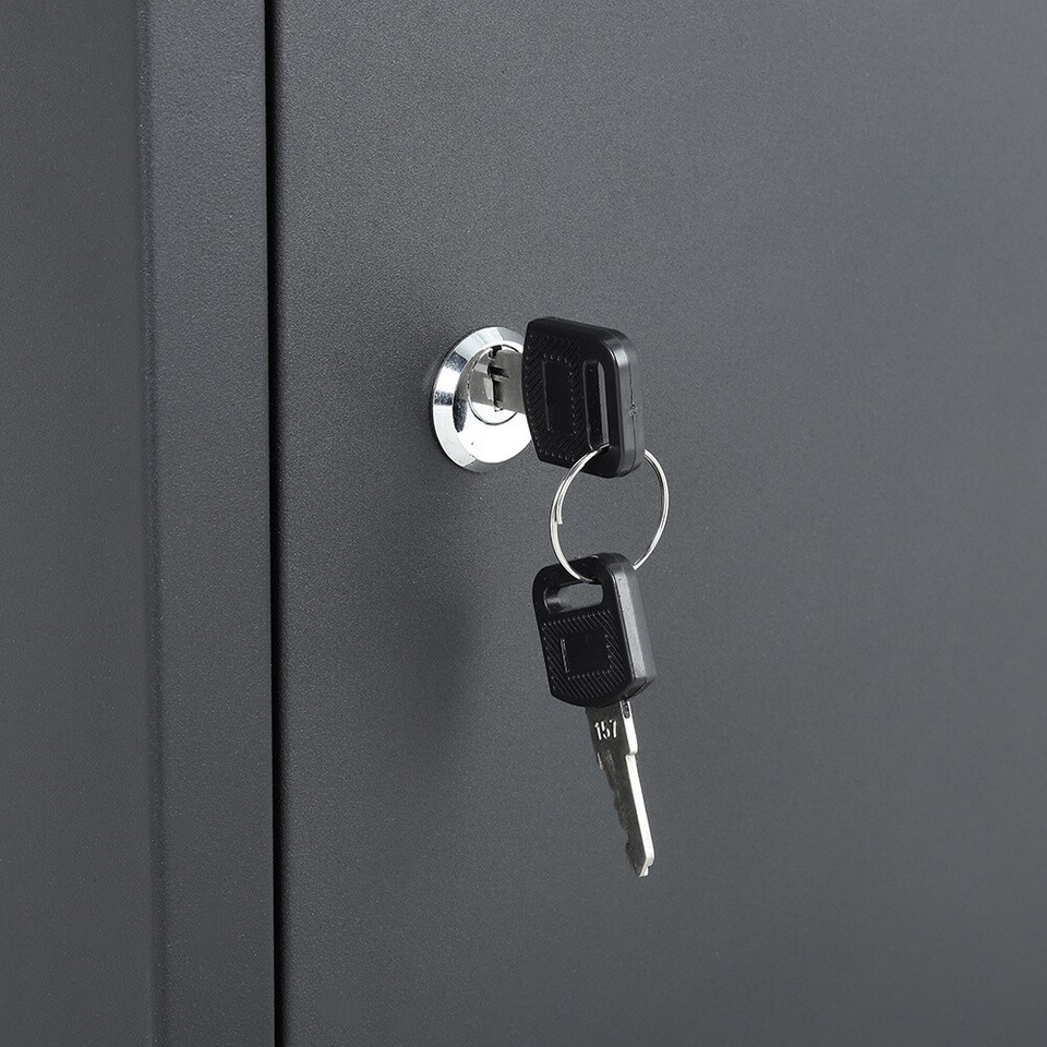 Lockable Metal Parcel Delivery Secure Dropbox Outdoor Storage Letter ...