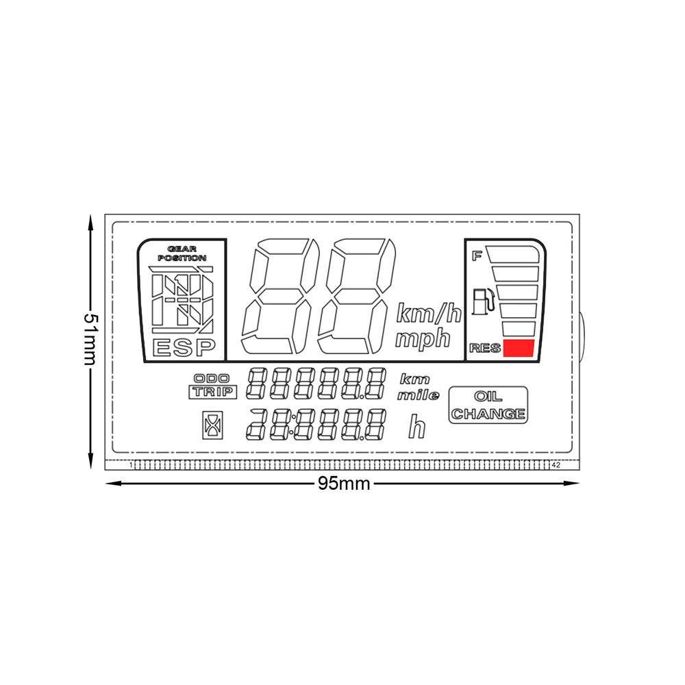 Display for Honda TRX650FA Rincon Speedometer Instrument Cluster Repair ...