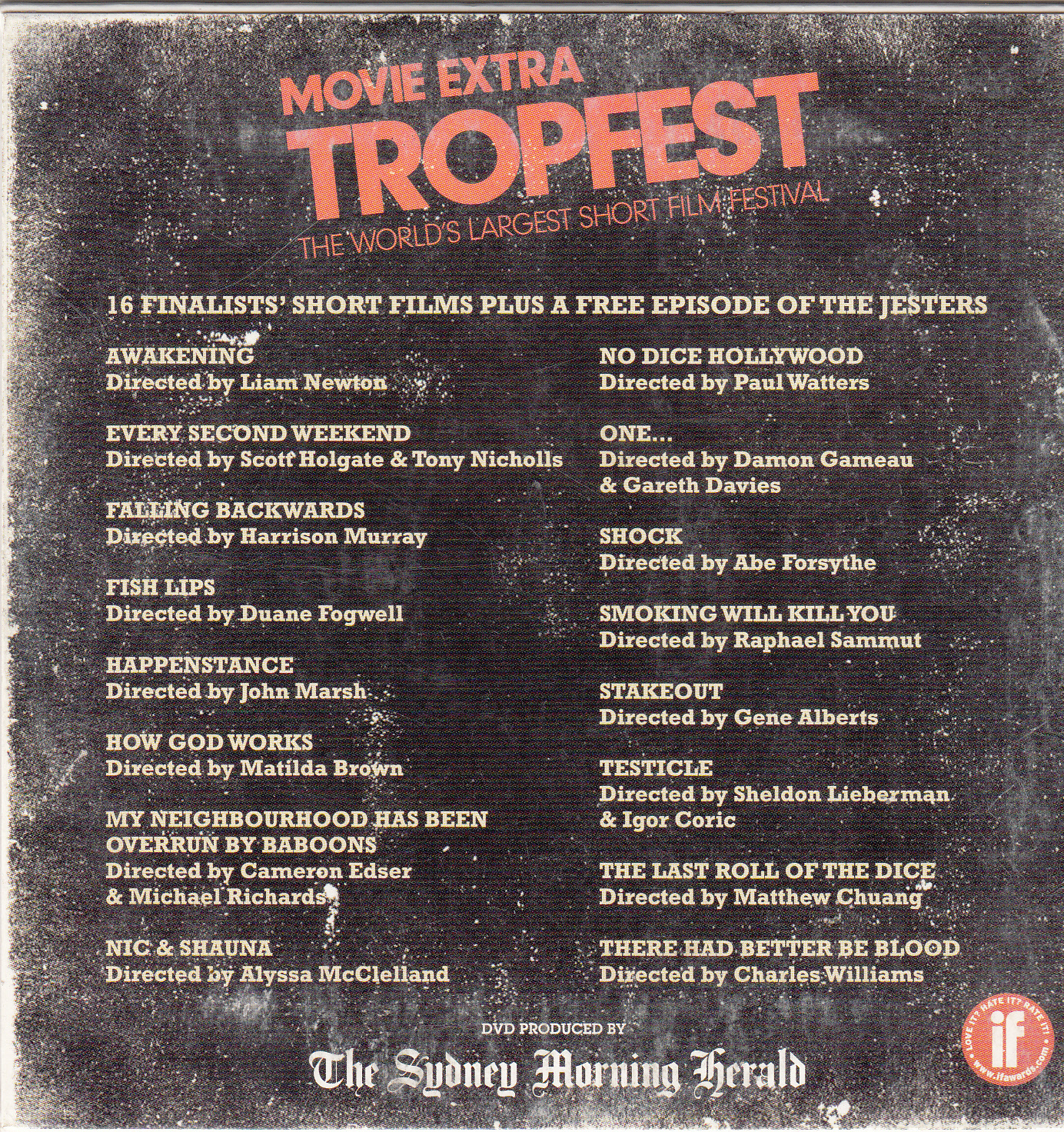 Tropfest-The Worlds Largest Short Film-16 Films-Festival-Short Film ...