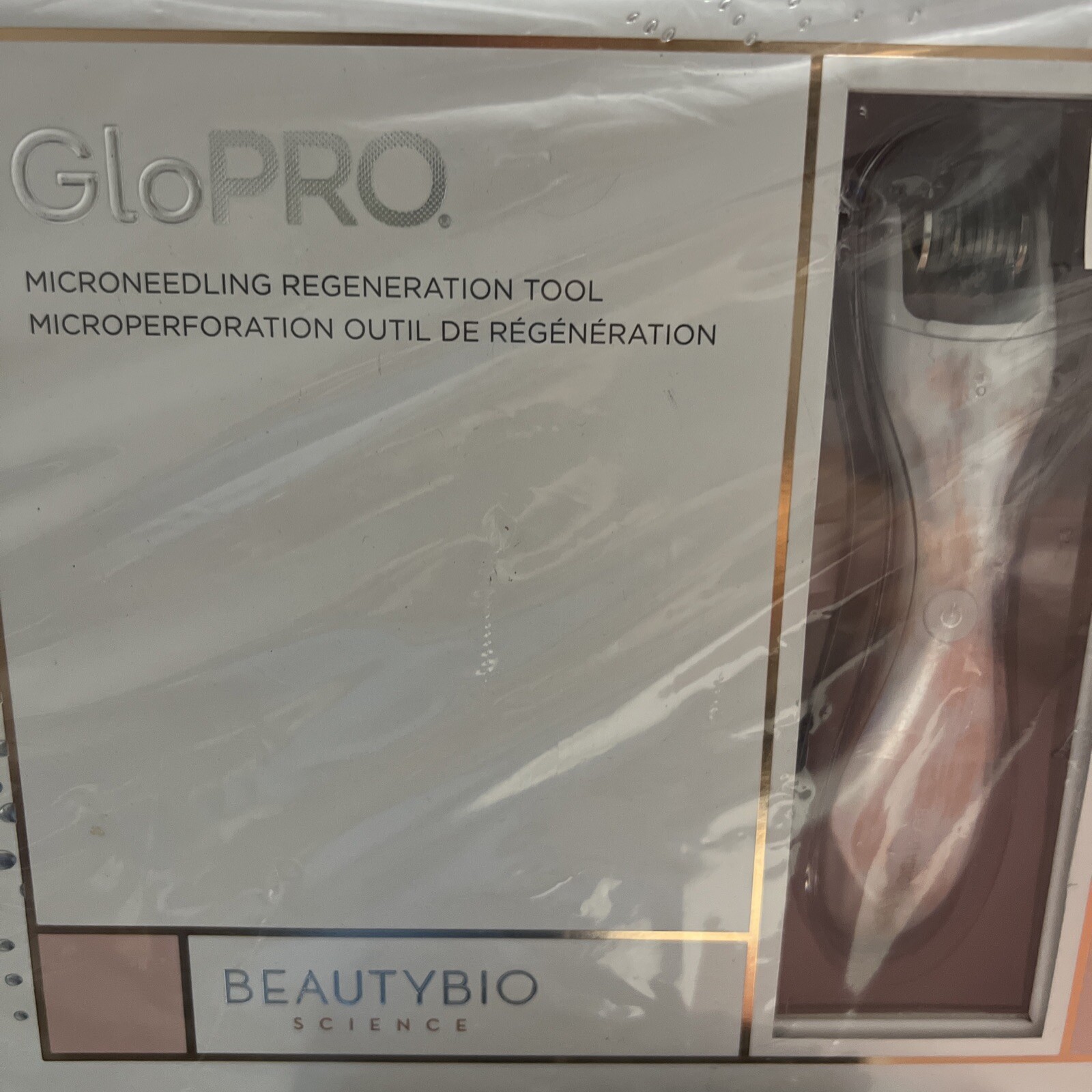 BeautyBio GloPRO Microneedling Tool Face Eye Body Rollers Prep Pads Eye ...