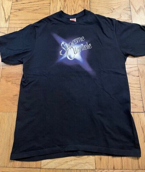 Supreme Clientele - SUPREME Black T-Shirt Sz M GHOSTFACE KILLAH RARE ...