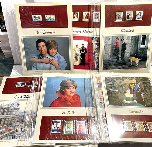 Royal Wedding Philatelic Panels Collection of Charles & Diana 150 ...