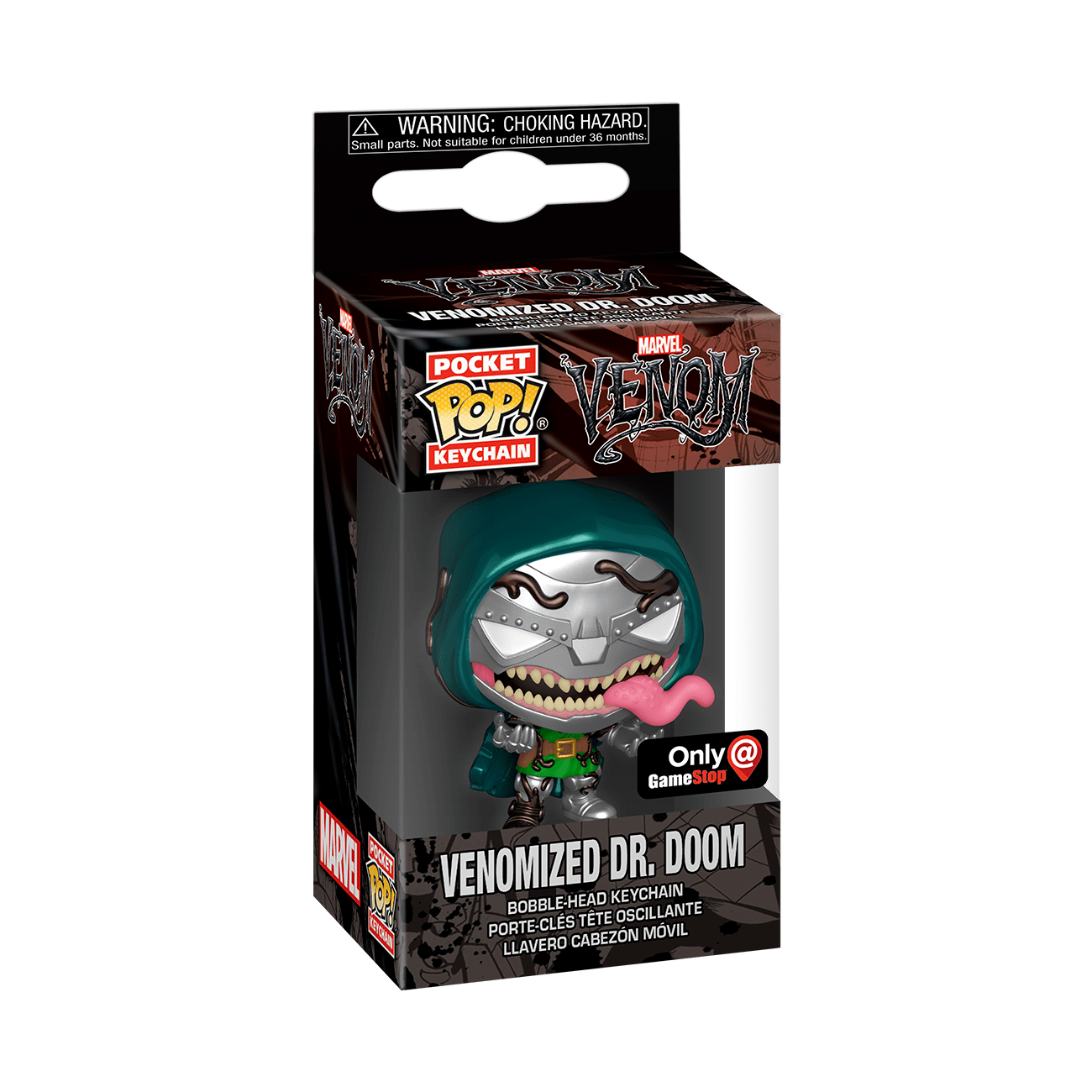 Funko Pocket POP! Marvel Venomized Dr. Doom Metallic Keychain | eBay