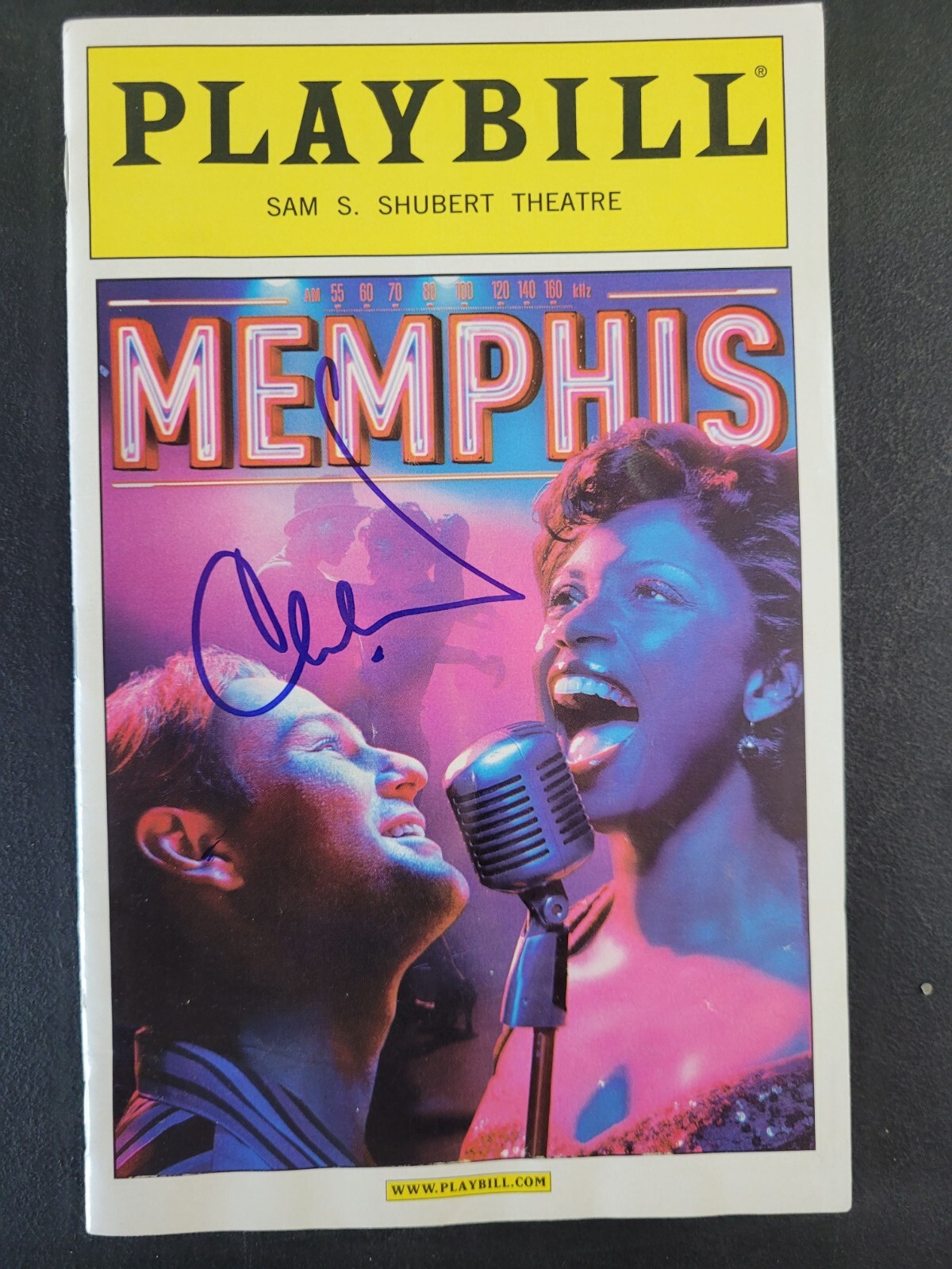 PLAYBILL Magazine MEMPHIS September 2009 SAM SHUBERT AUTOGRAPHED by ...