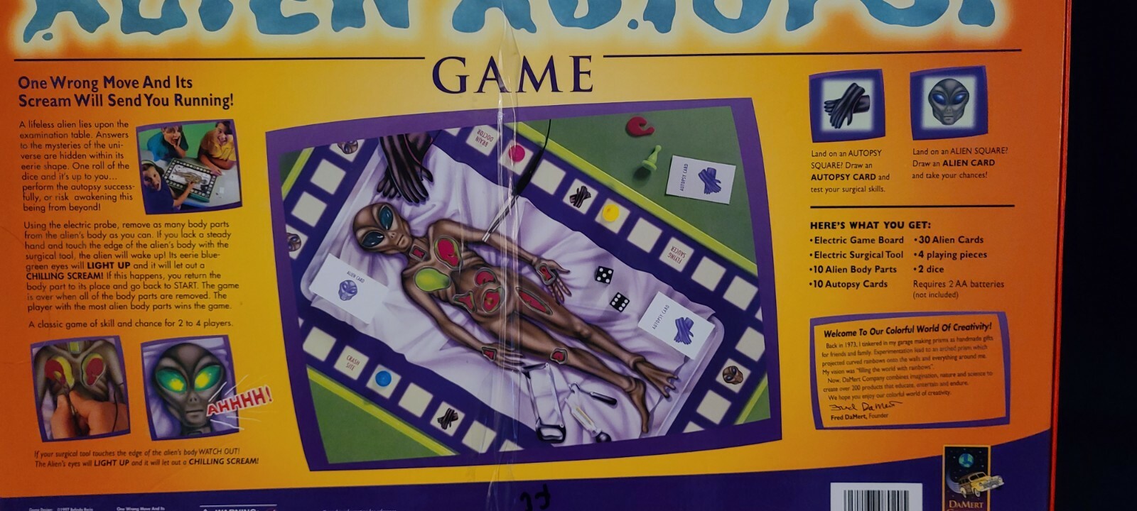 DaMert Company Alien Autopsy Game 1997 RARE 100 Complete for sale ...