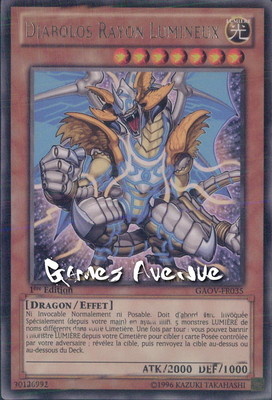 Yu-Gi-Oh ! Diabolos Rayon Lumineux GAOV-FR035 VF/RARE | eBay