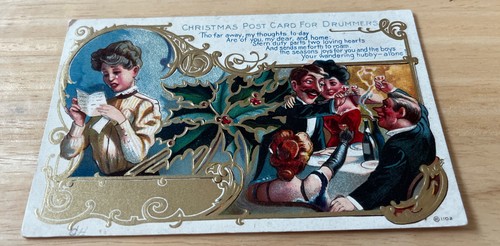 Postcard Christmas Postcard for Drummers Story Of Philandering Husband ...