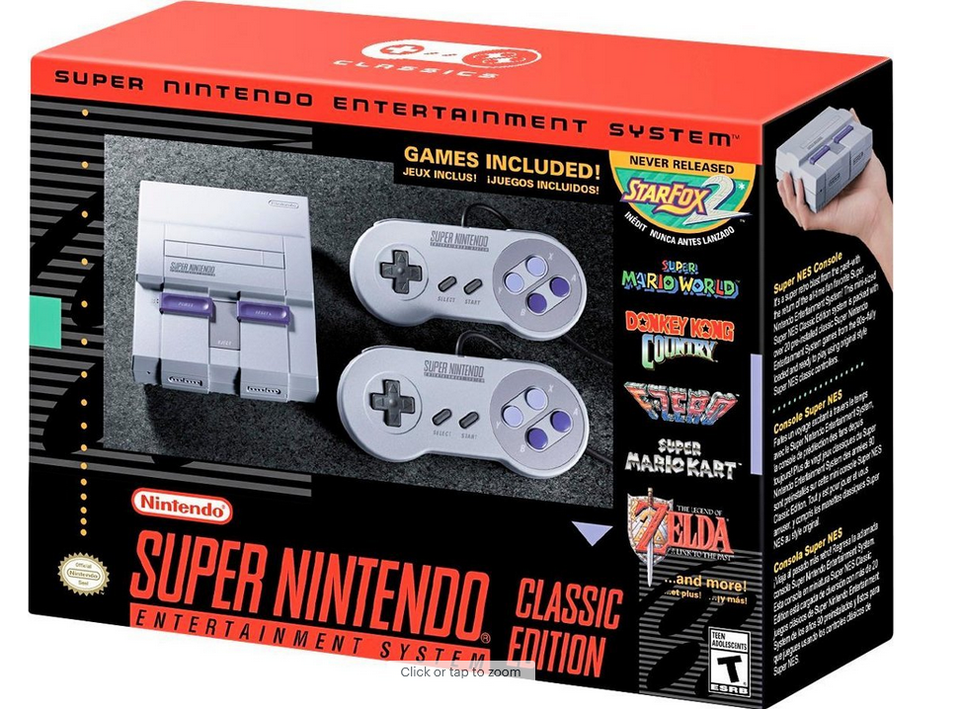 Super Nintendo Classic Mini Edition Gaming Console - All USA SNES 721 ...