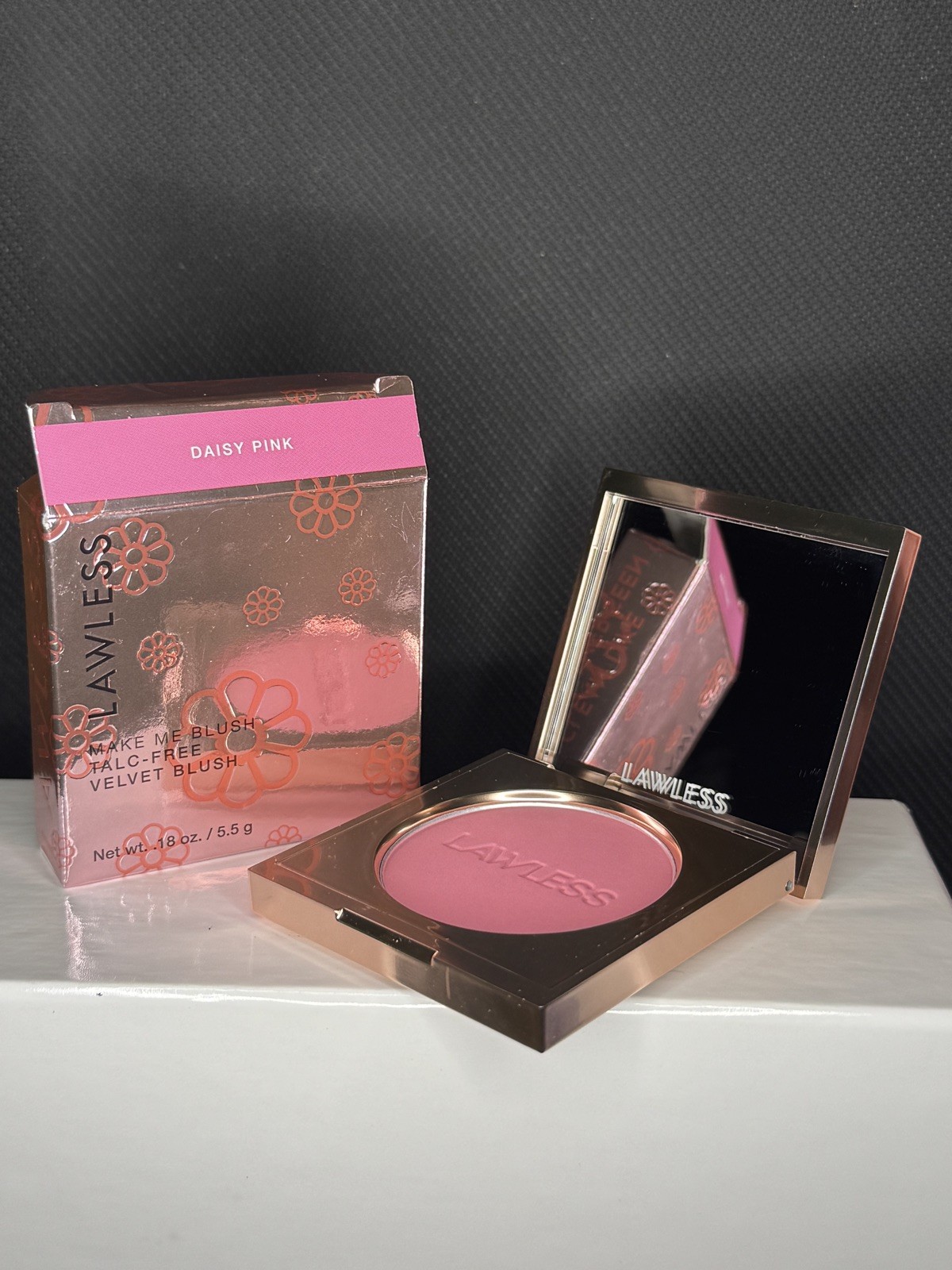 Lawless Make Me Blush Talc-Free Velvet Blush - Daisy Pink | eBay