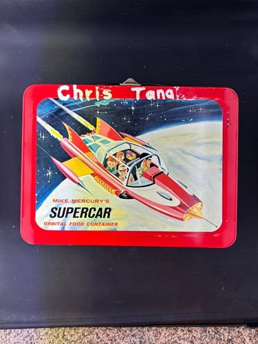 Original Vintage 1962 Mike Mercury's Supercar Super Car Lunchbox ...