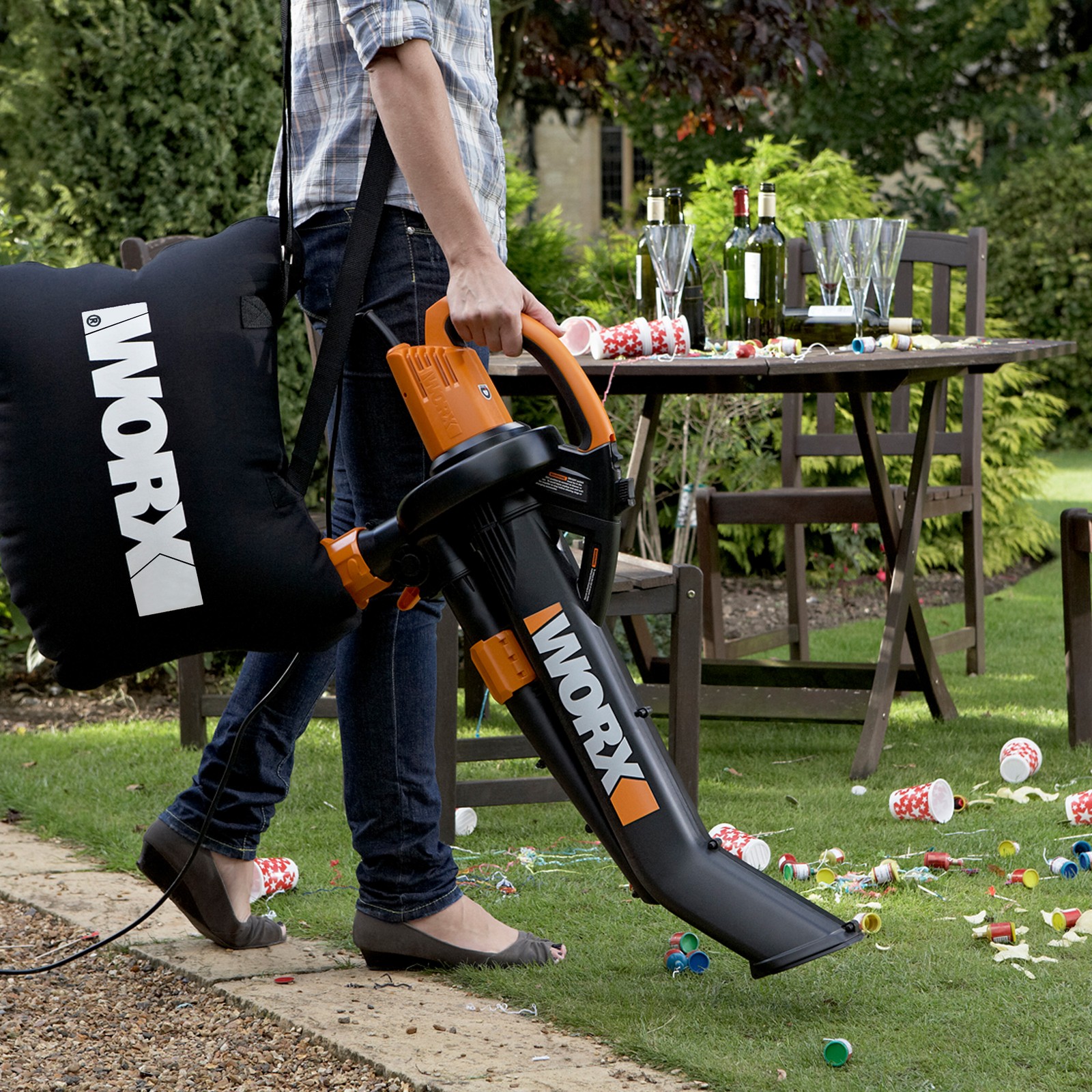 WORX Trivac Replacement Bag Blowers WG500 WG501 WG502 WG508 Leaf ...