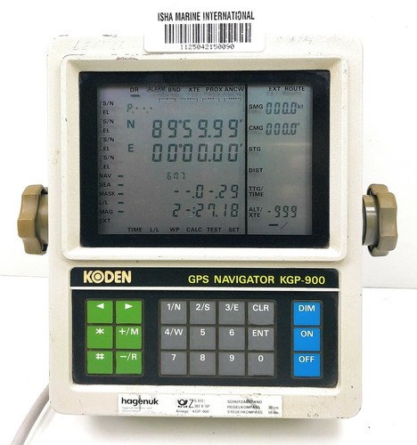Koden KGP-900 Marine Ship Navigation Satellite GPS Navigator | eBay ...