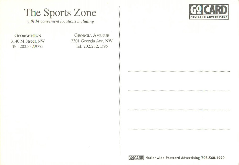 Michael Jordan Washington Wizards The Sports Zone Advertising Vintage ...