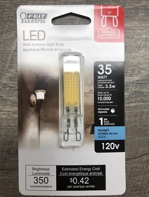 Feit Electric acre G9 G9 LED Bulb Daylight 35 Watt Equivalence 1 pk | eBay