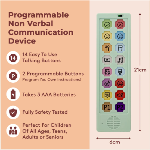 AAC Communication Device for Non-Verbal Autism, Speech Therapy & Stroke ...