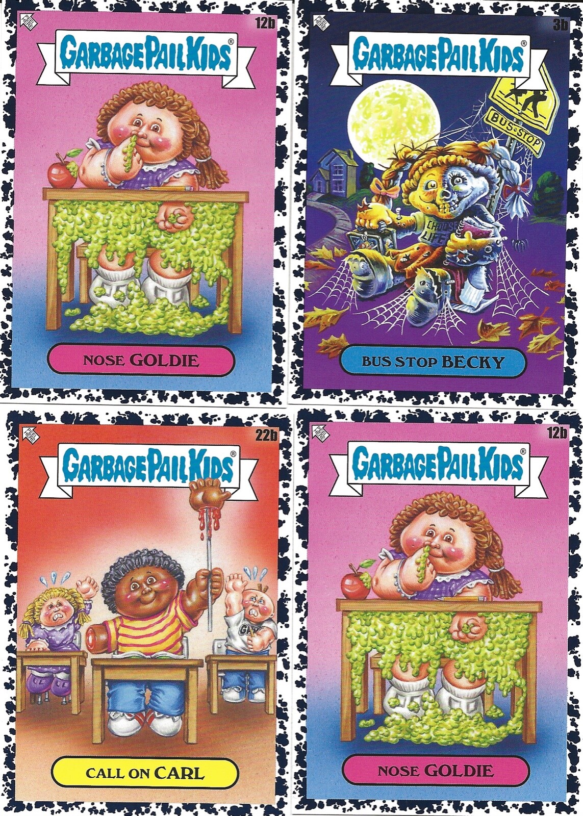 Garbage Pail Kids GPK Series 1 Late to School Bruised Black - PICK YOUR ...