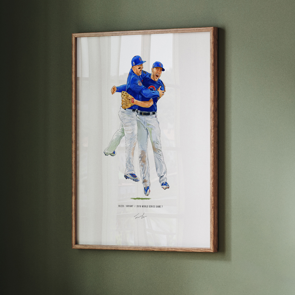 Anthony Rizzo Kris Bryant 2016 Chicago Cubs World Series 8x10 Print ...