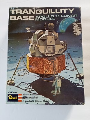 REVELL TRANQUILLITY BASE APOLLO 11 LUNAR MODULE 1/48 SCALE MODEL KIT ...
