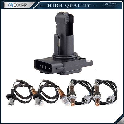 4pcs Upstream&Downstream Oxygen Sensor+MAF Sensor for 01-06 Lexus LS430 ...
