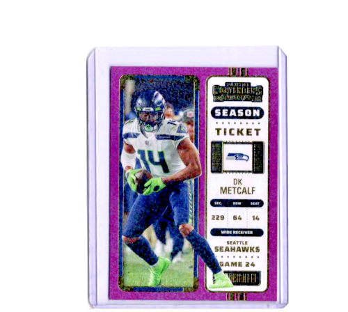 DK Metcalf #89 Seattle Seahawks Contenders Purple | eBay
