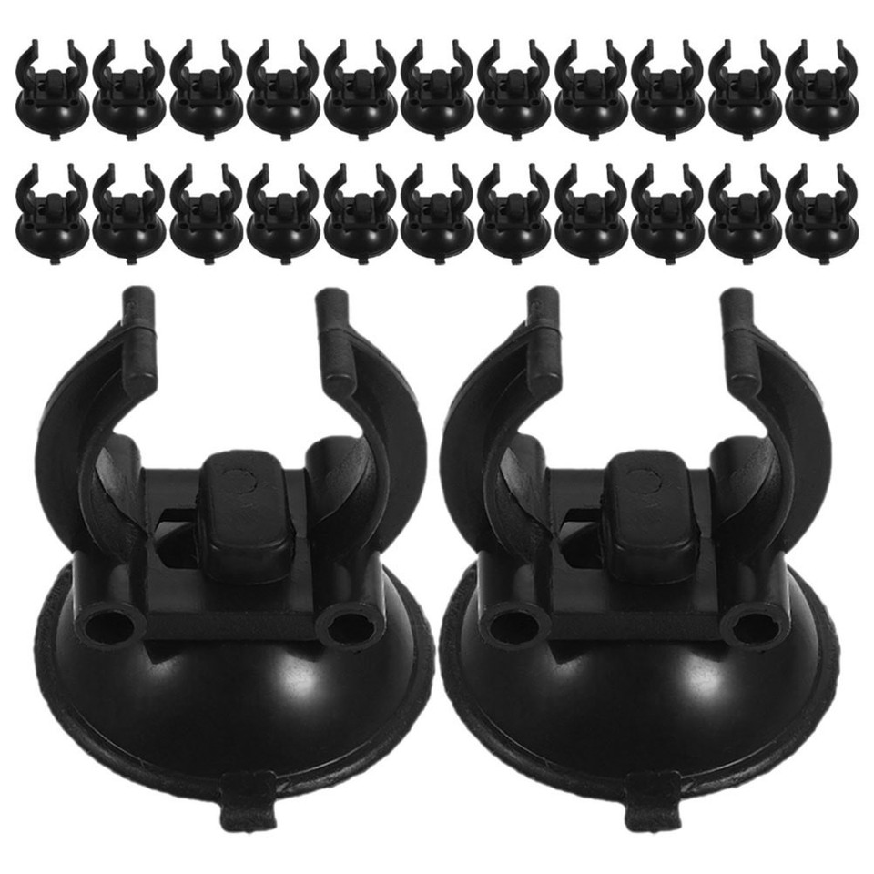 30 Pcs Fish Tank Suction Cup Clamps Plastic Holders For Aquarium Water ...