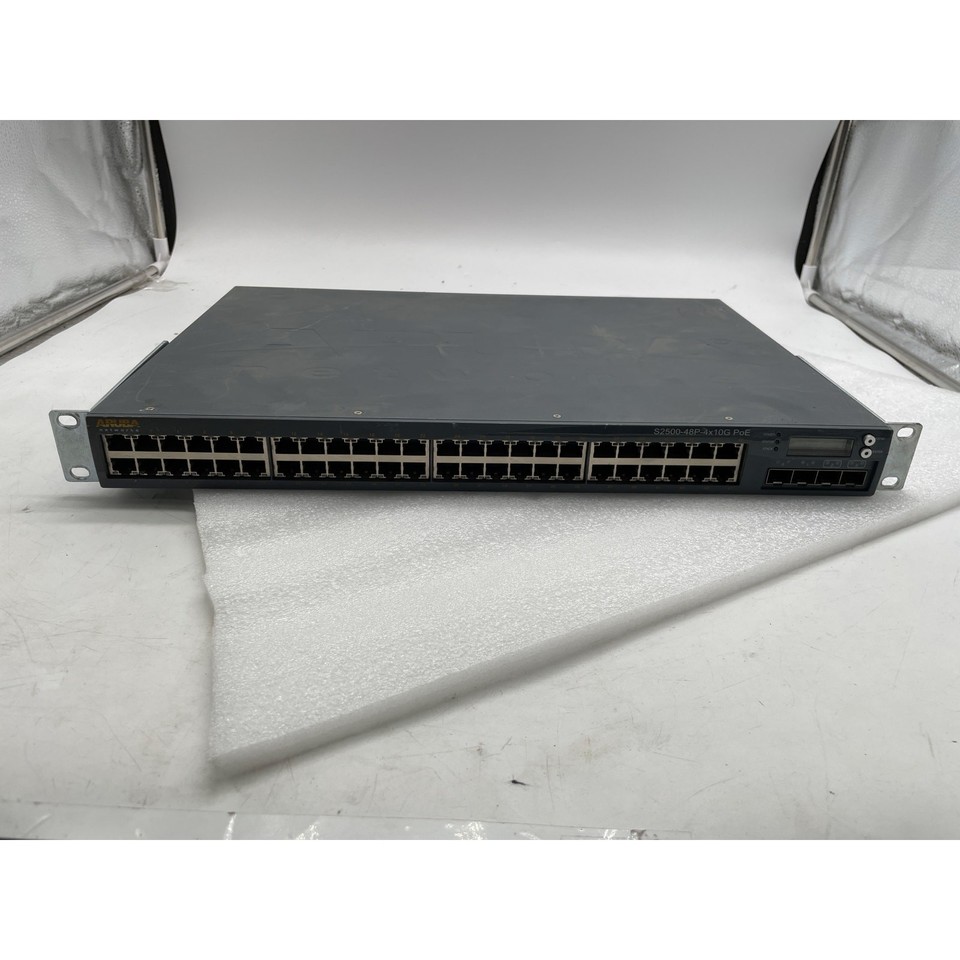 Aruba Networks S2500-48P-4x10G PoE 48-Port Gigabit Ethernet Switch 4 ...