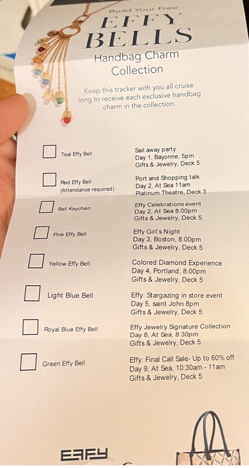 Authentic yellow Effy Bell Charm – Cruise Souvenir | eBay